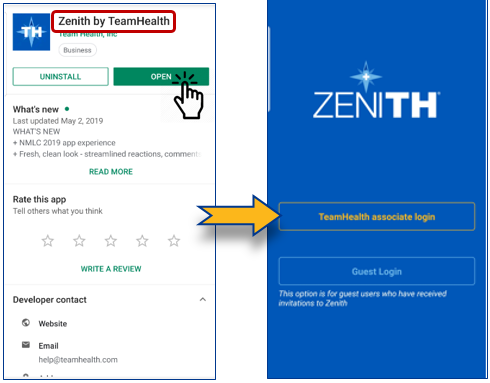 Zenith: How to Access via PC/Laptop and Mobile Device - TeamHealth Help