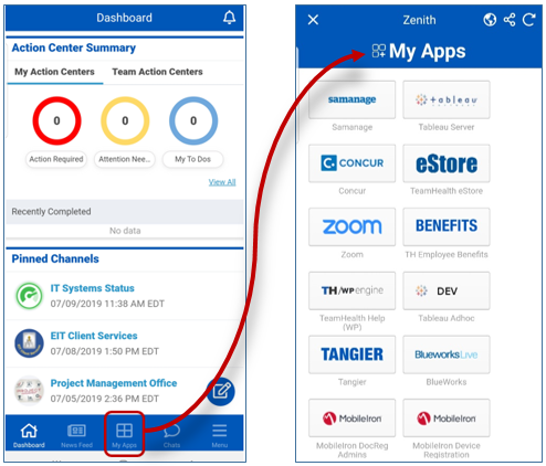 Zenith: How to Access via PC/Laptop and Mobile Device - TeamHealth Help