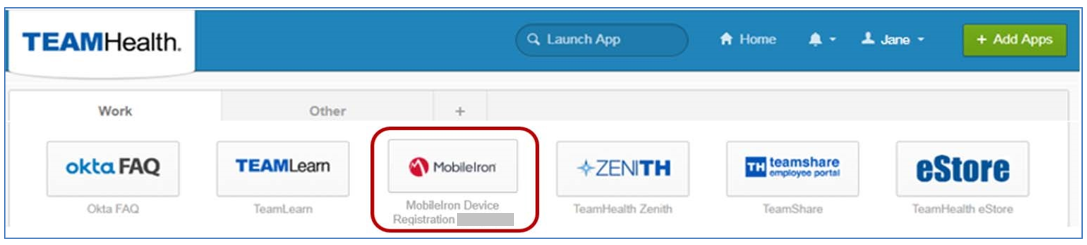 MobileIron: Android Installation Instructions - TeamHealth Help